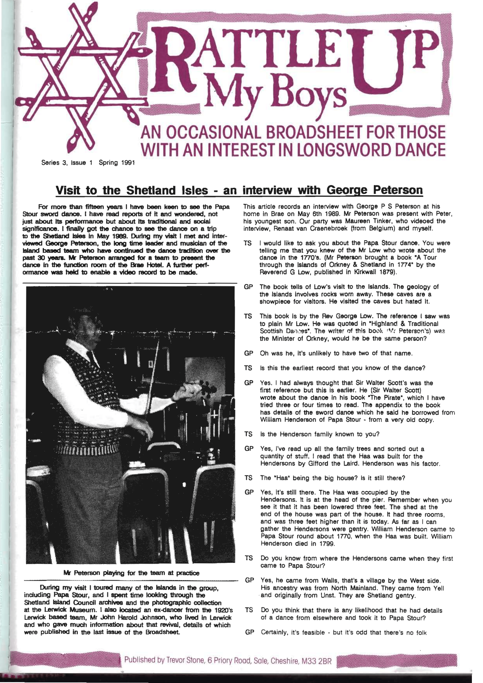 RUMB Series 3 Issue 1 – The Morris Federation