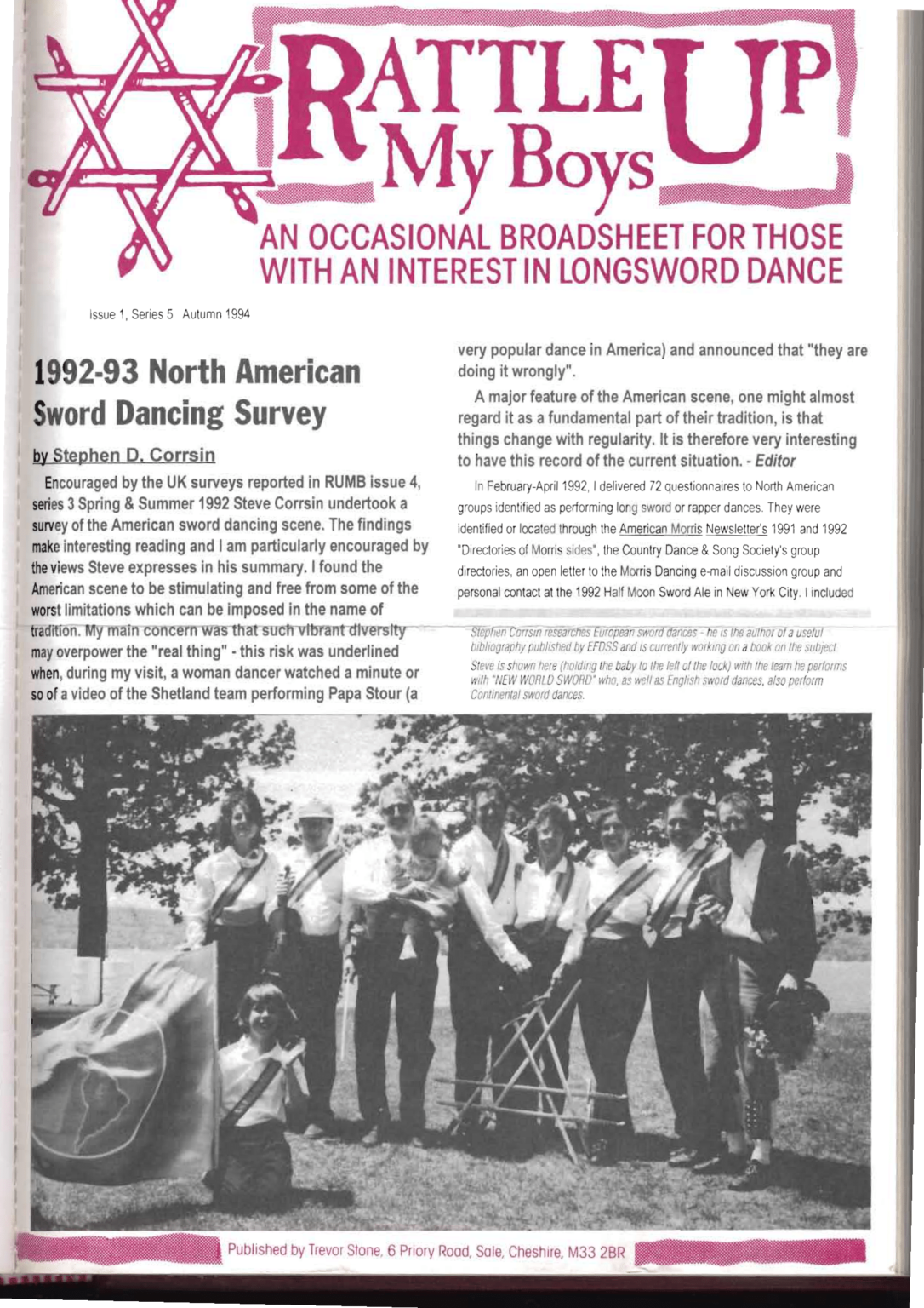 RUMB Series 5 Issue 1 – The Morris Federation